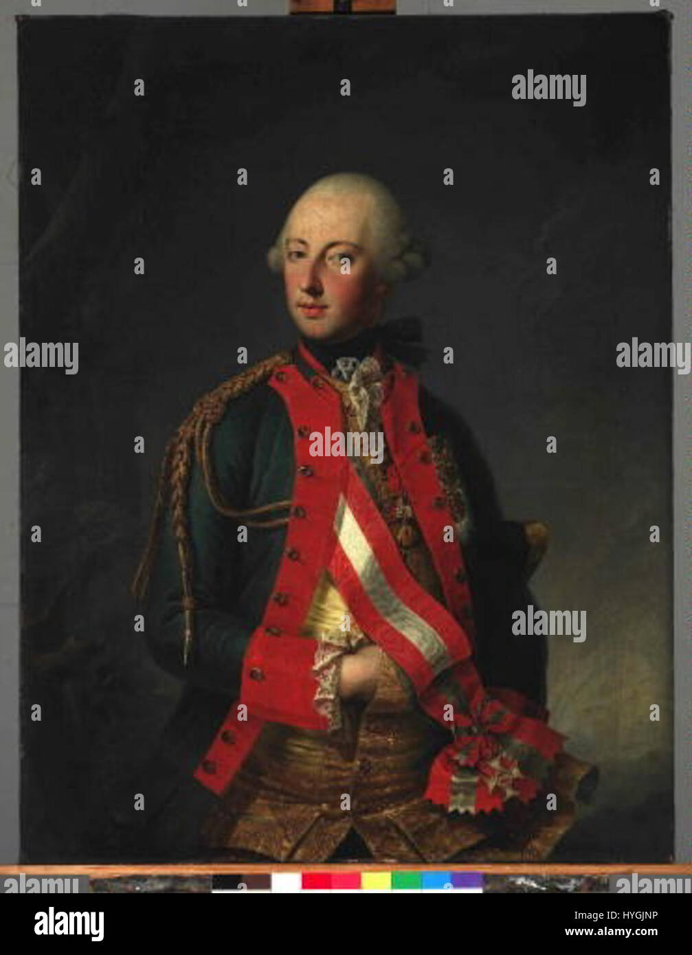 The portrait of Joseph II, Holy Roman Emperor, is an anonymous work ...