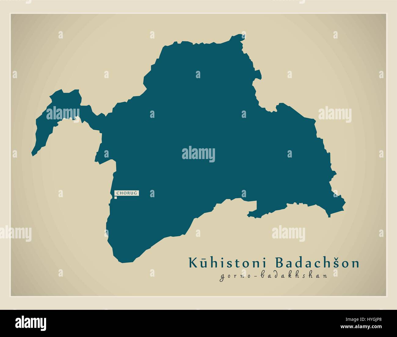 Badakhshan silhouette map hi-res stock photography and images - Alamy