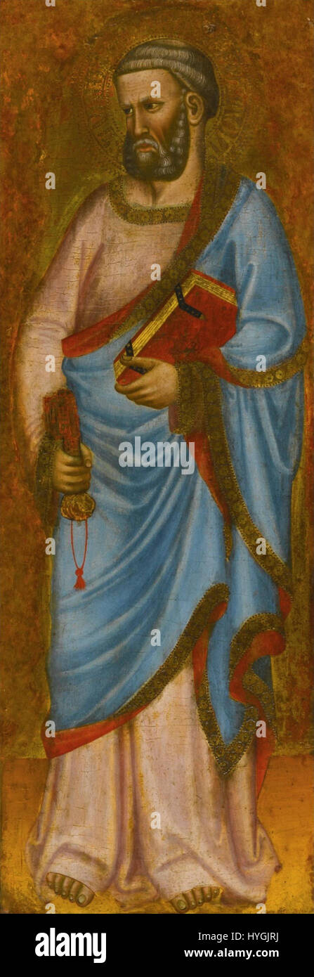 Cecco di Pietro's 'Saint Simon' is a painting attributed to the Italian ...