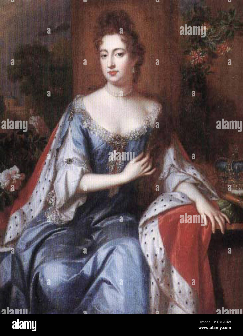 Queen Mary II 1692 1694 circa Stock Photo - Alamy