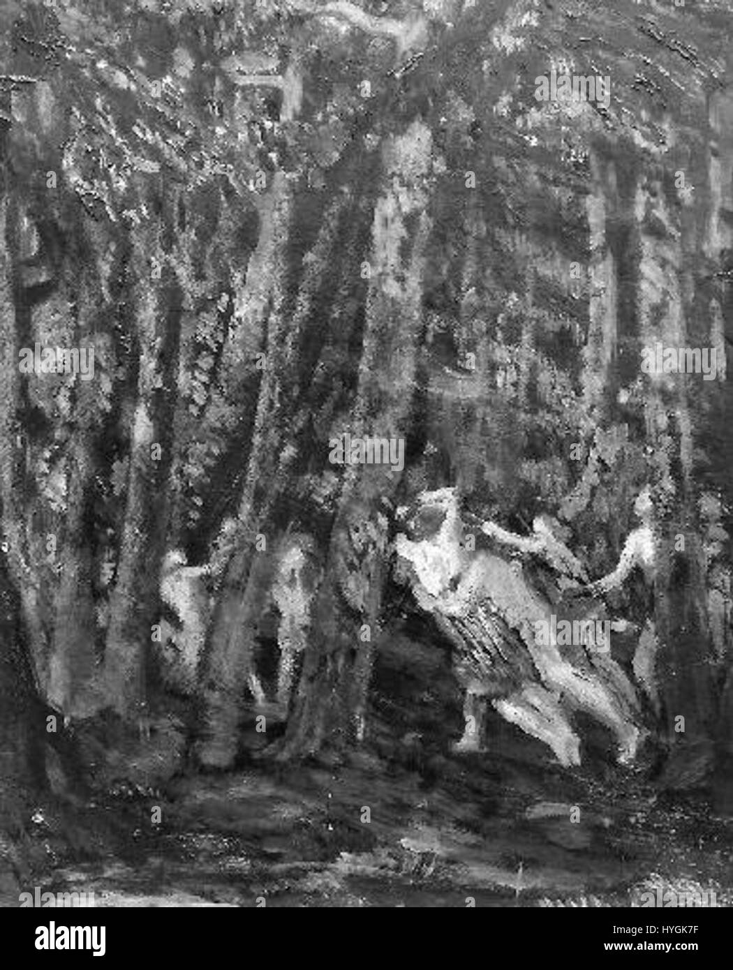 Karel Spillar 1871 1939 Zenske akty v lese Stock Photo - Alamy