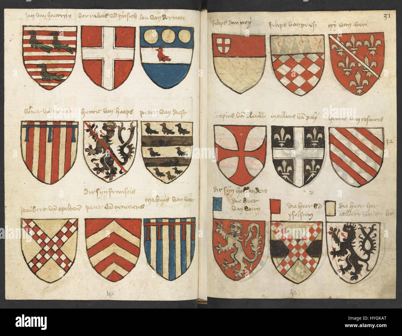 The Wapenboek Beyeren is a medieval Dutch armorial manuscript ...