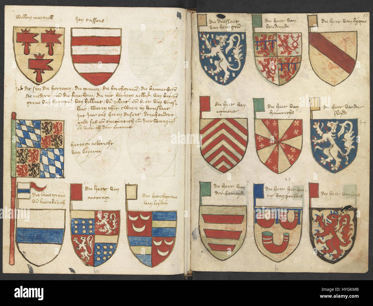 The Wapenboek Beyeren is an armorial manuscript from the 15th century ...