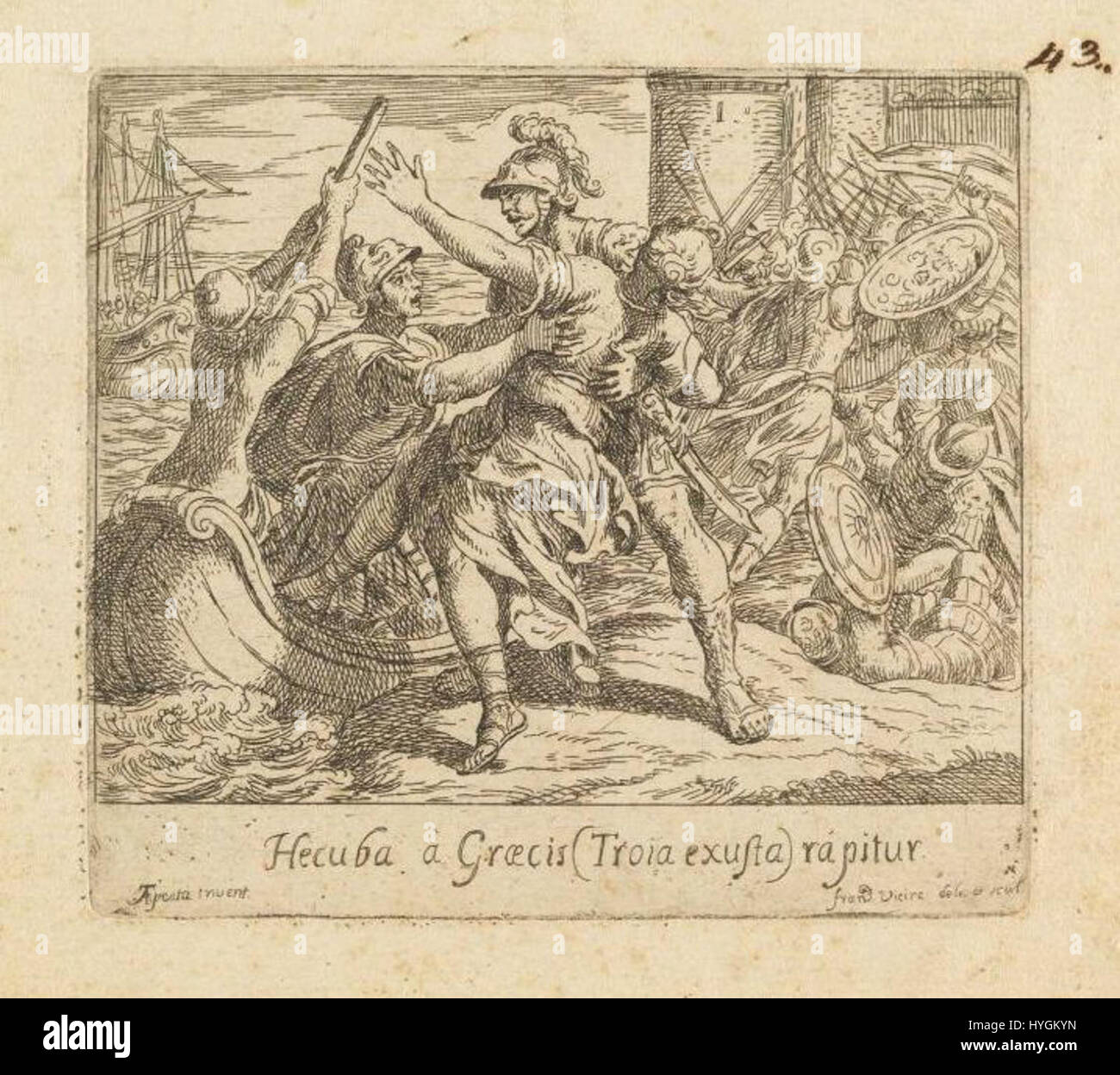'Hecuba a Graecis rapitur' is a work by Portuguese artist Vieira ...