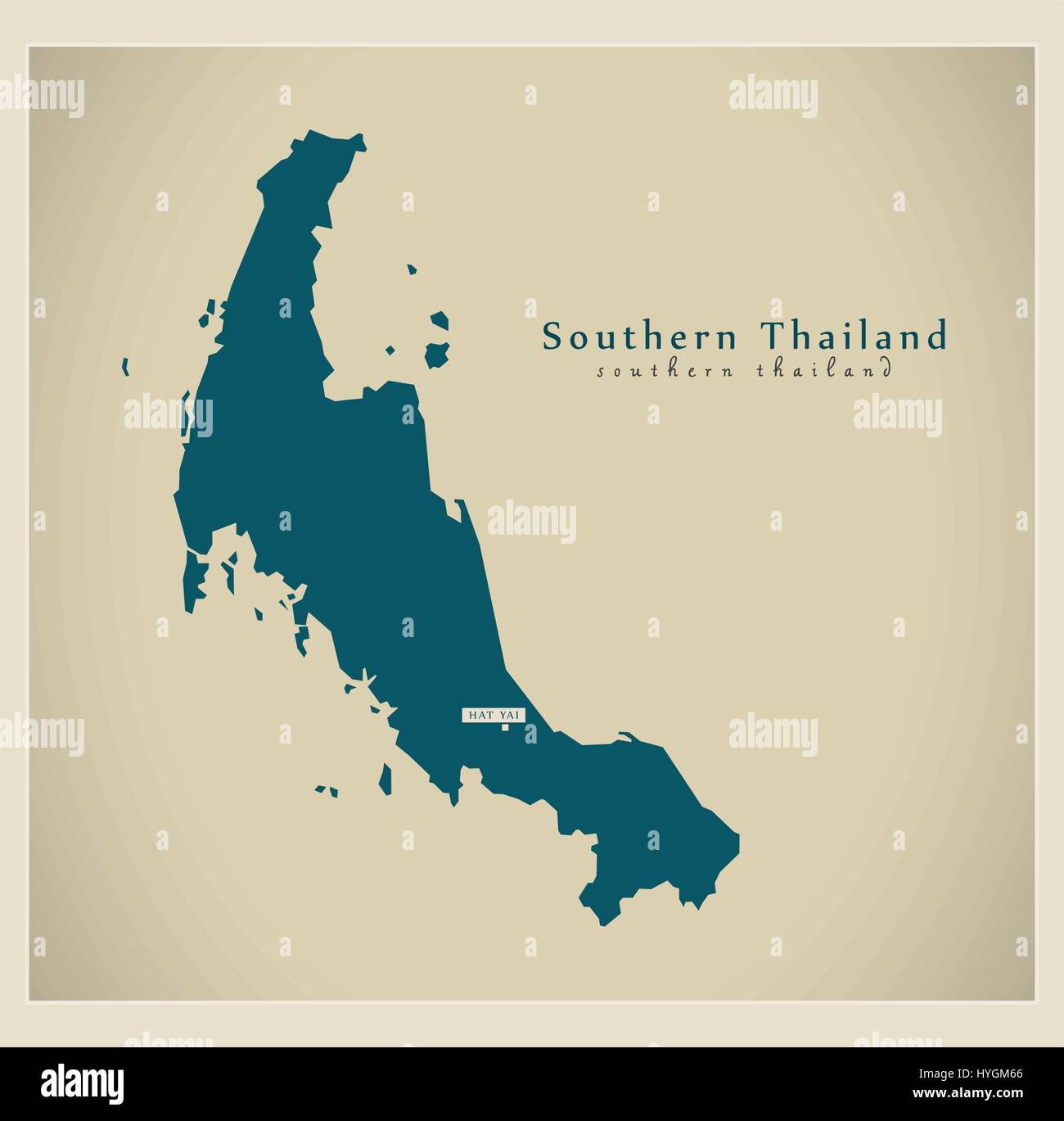 Map of thailand region hi-res stock photography and images - Alamy