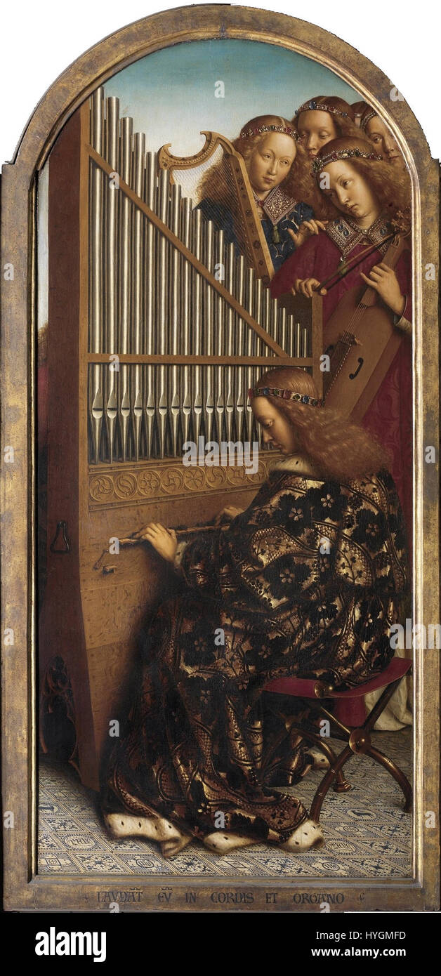 Ghent altarpiece angels hi-res stock photography and images - Alamy