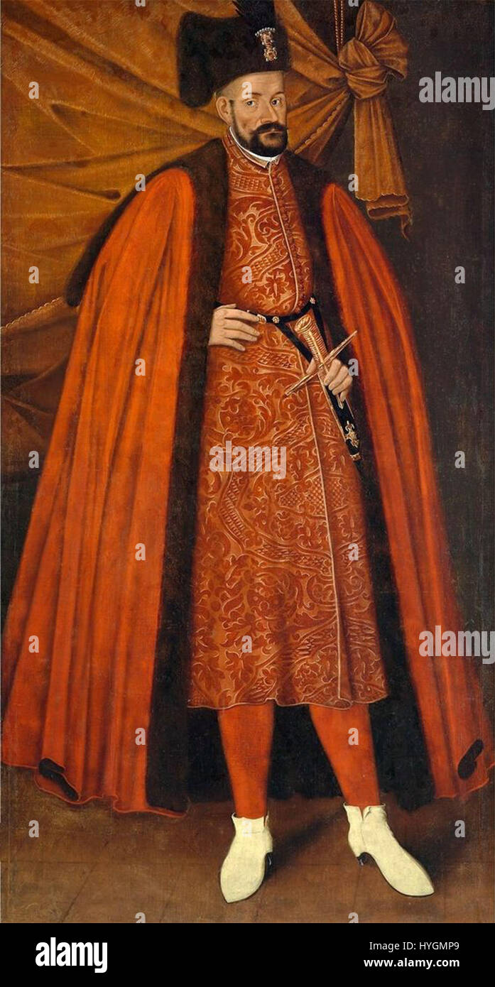 The portrait of Stephen Bathory by Amman captures the regal stature and ...