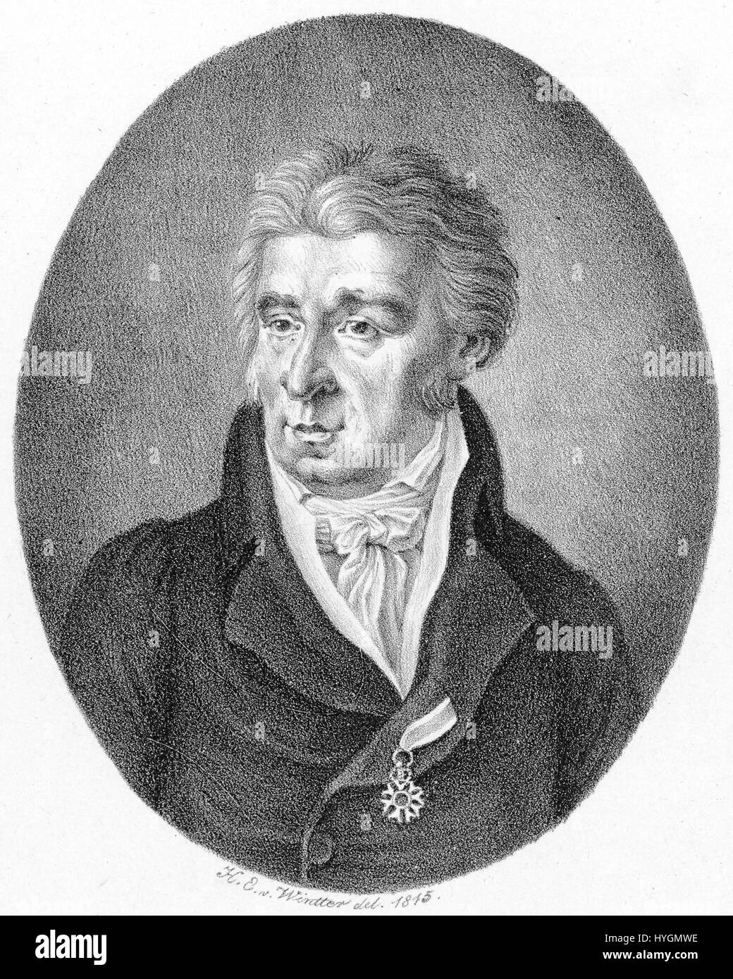 A portrait of Peter Winter, a composer from the early 19th century ...