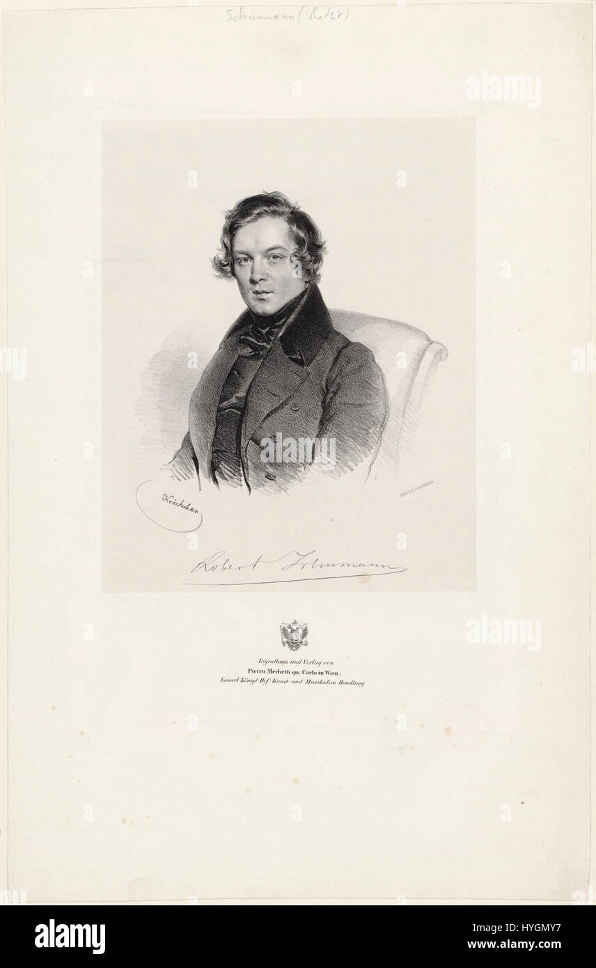 Robert schumann german composer hi-res stock photography and images - Alamy