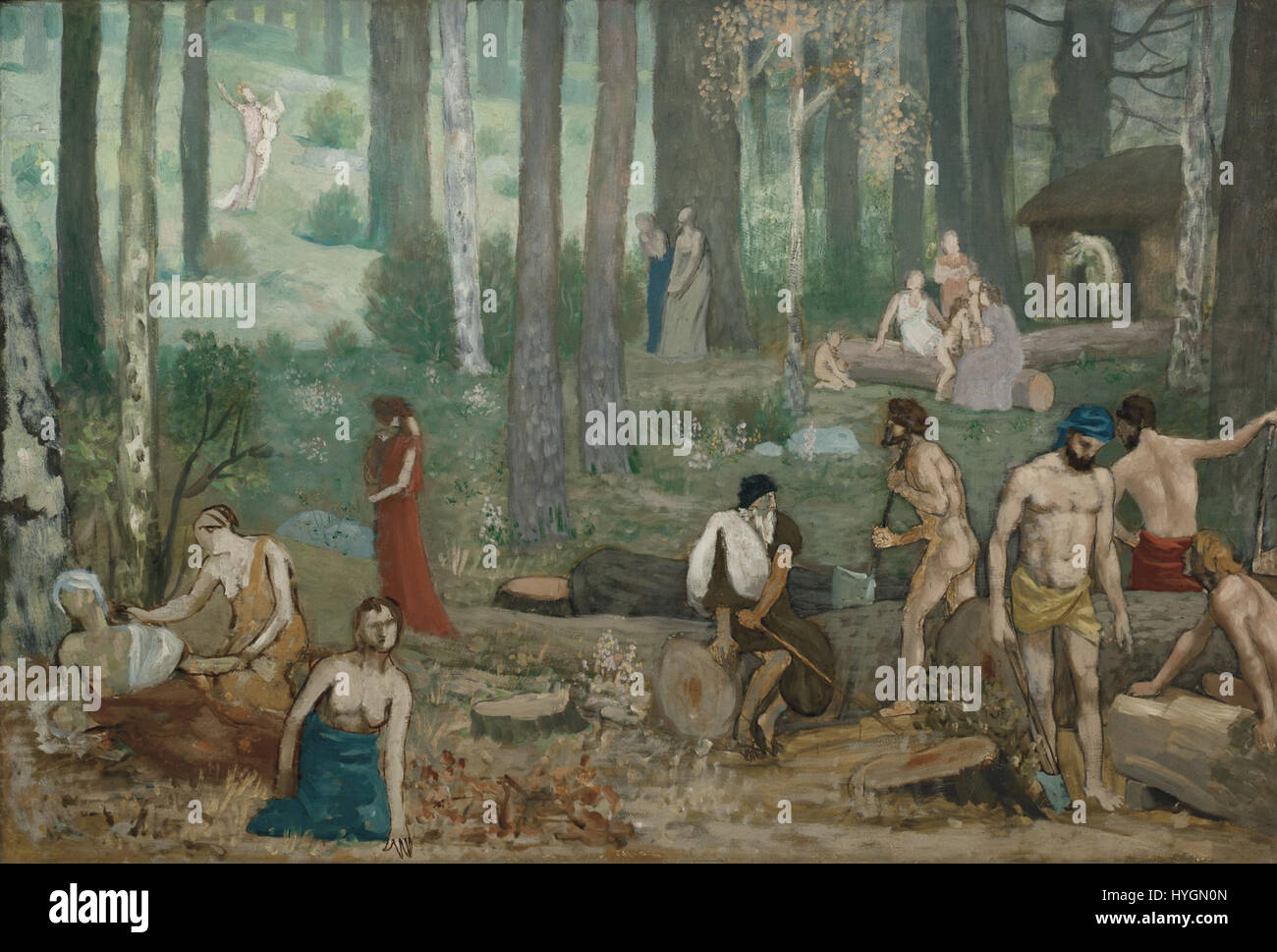 Pierre Puvis de Chavannes The Woodcutters, San Antonio Museum of Art ...