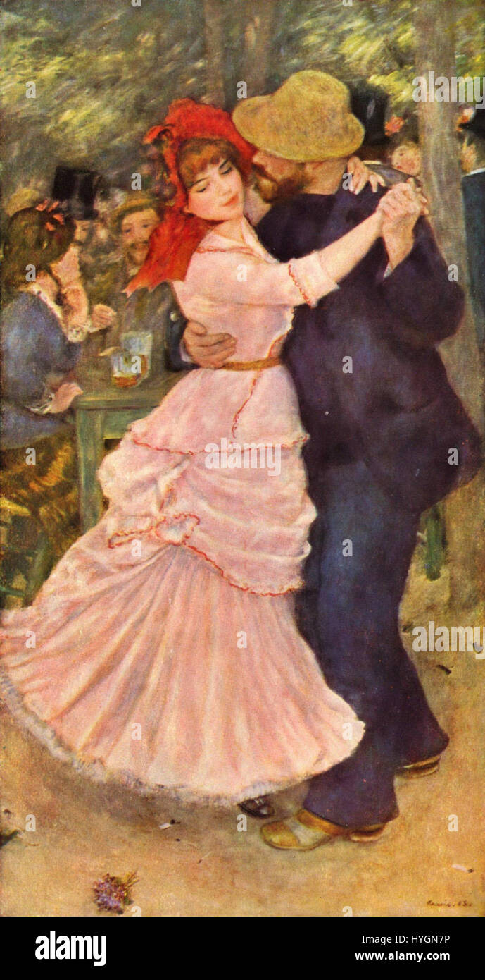 'Dance at Bougival' by Pierre-Auguste Renoir is a celebrated ...