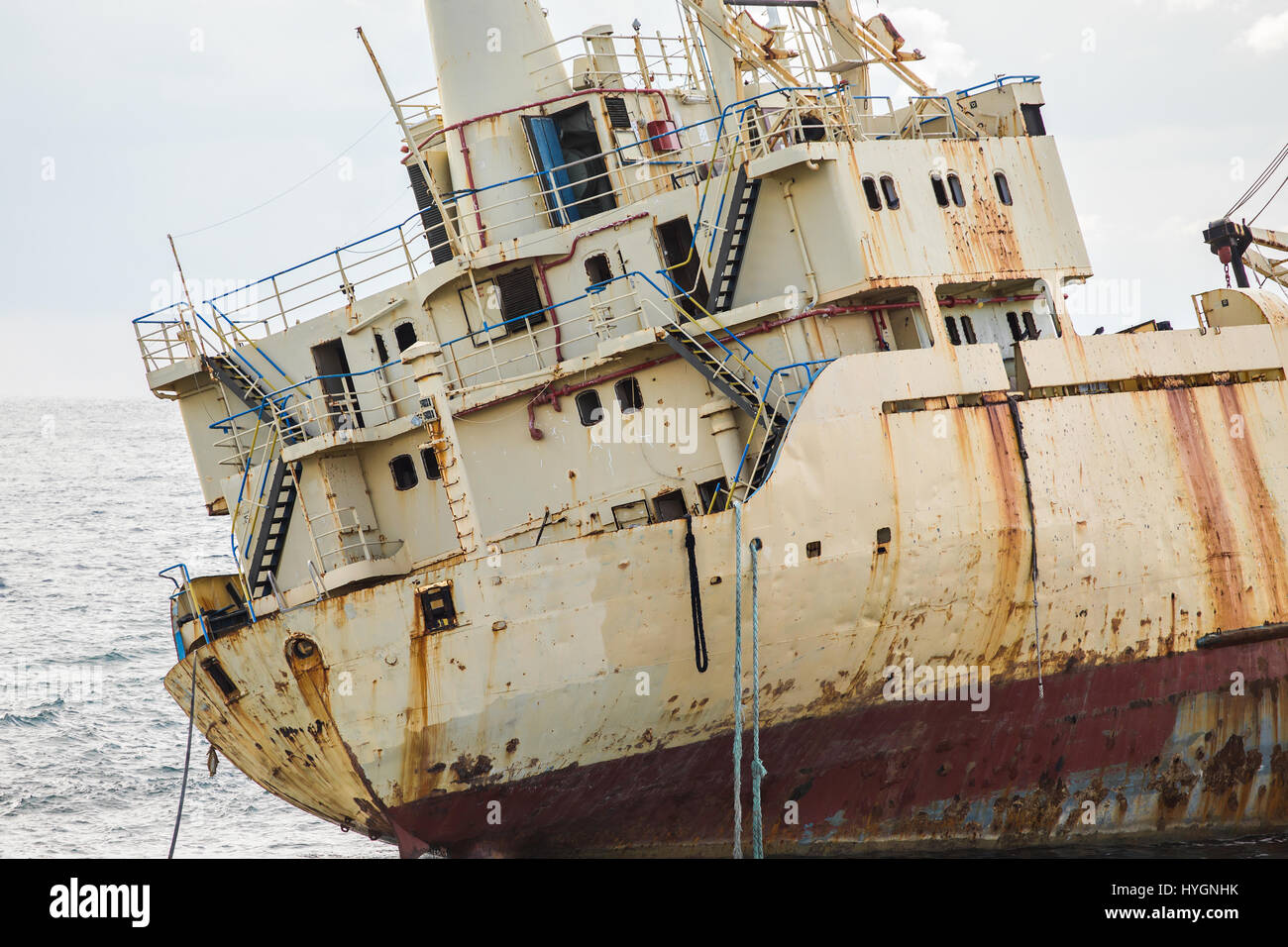 Abandoned ship on rocks near hi-res stock photography and images - Alamy