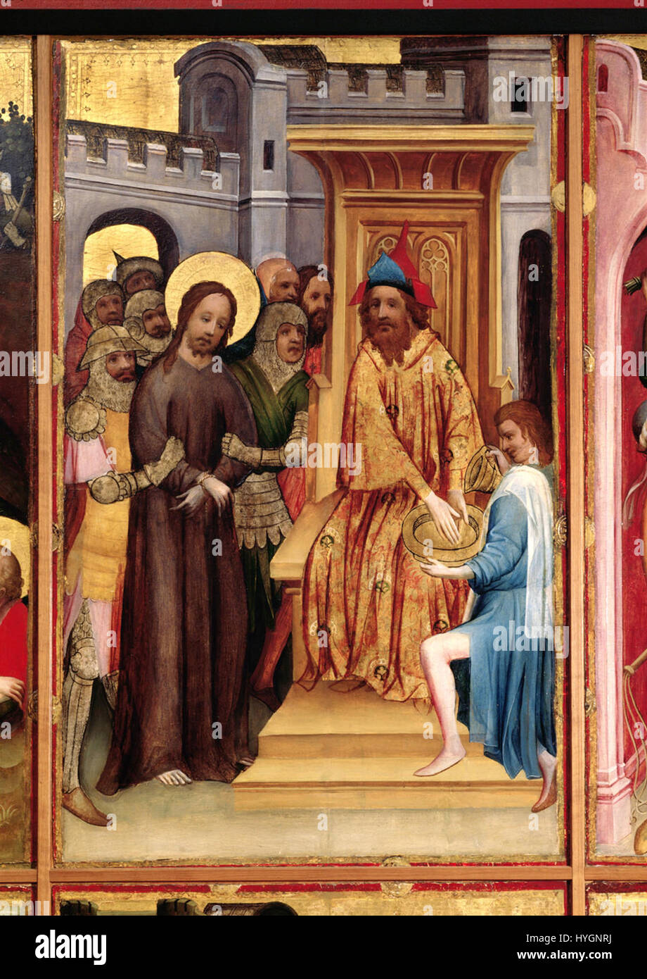 *Retable de la Passion* is a religious altarpiece depicting scenes from ...