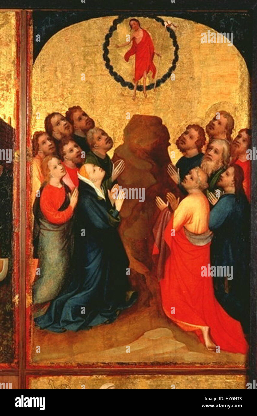 'Retable de la Passion 13' refers to a religious altarpiece depicting scenes from the Passion of ...