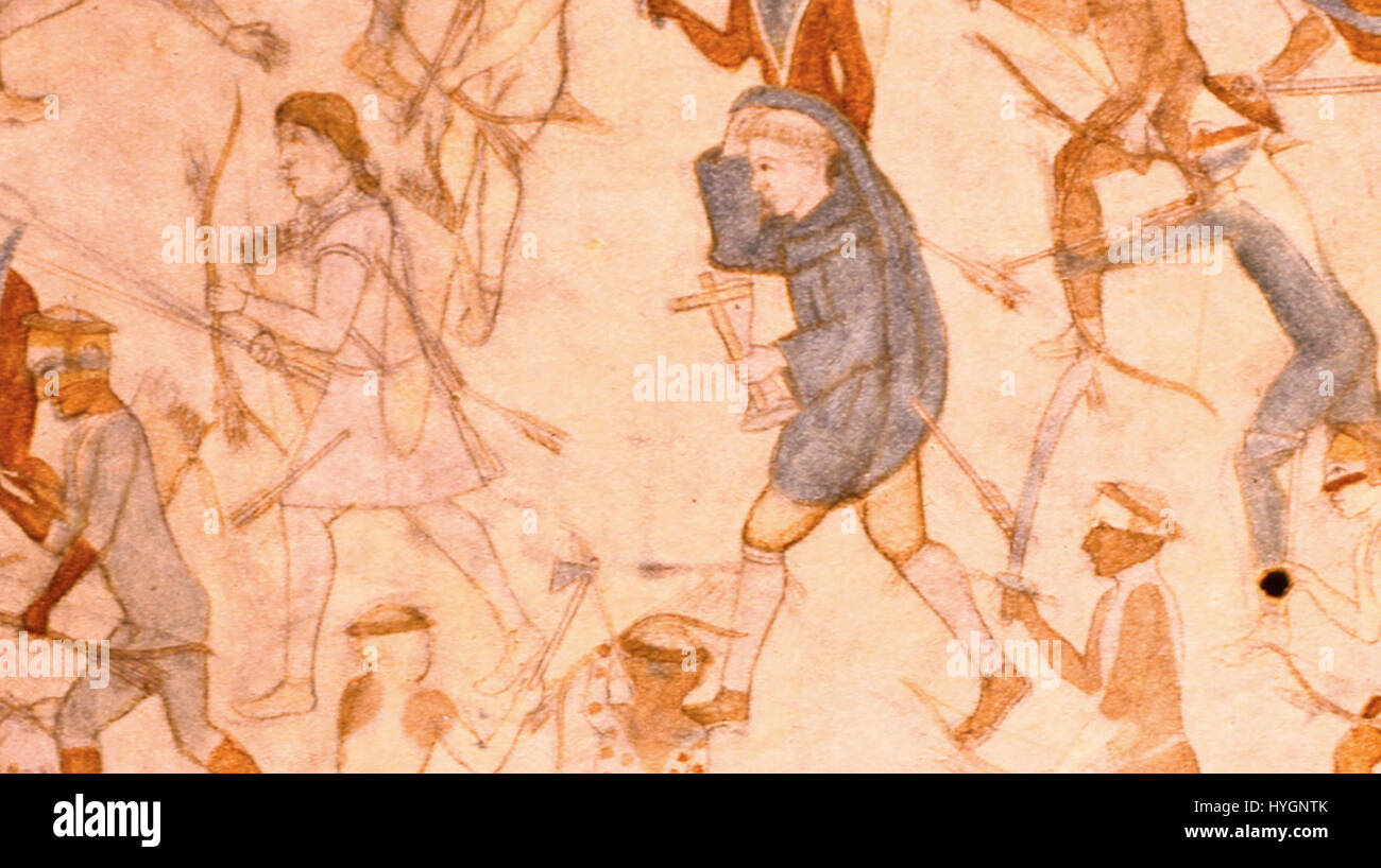 The *Segesser II Hide Painting* is a Native American artwork depicting ...