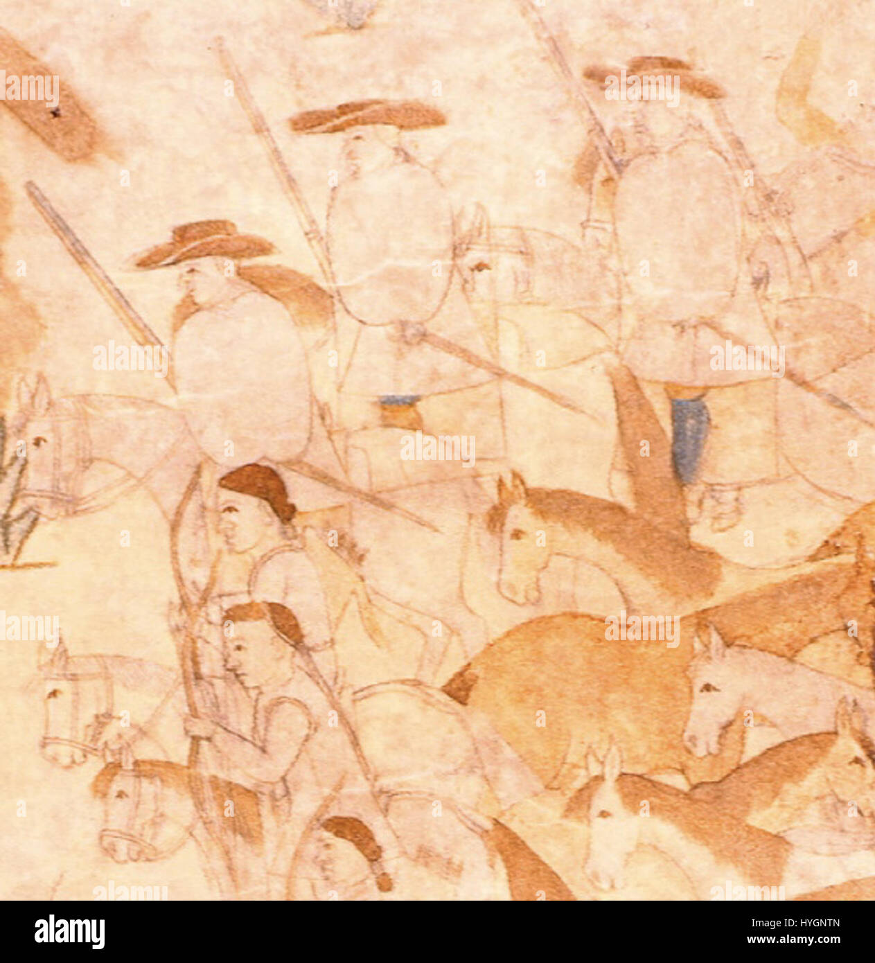 Native american hide painting hi-res stock photography and images - Alamy