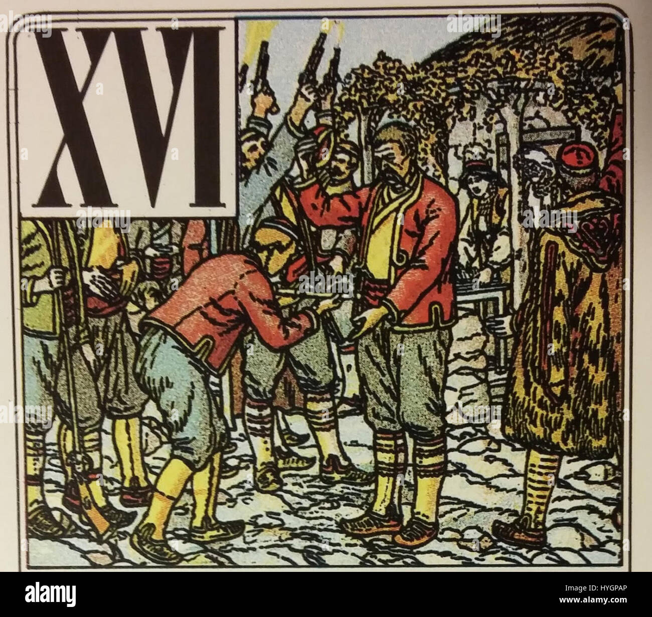 Smrekarjev Tarok XVI 2 is a notable tarot card artwork that draws on ...