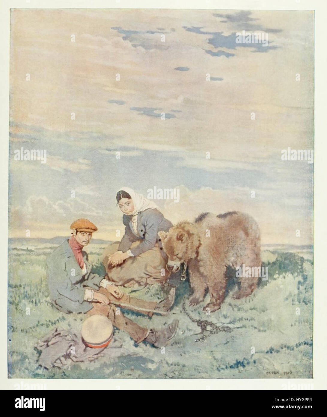 'The Rest' by William Orpen depicts a moment of calm, likely after a ...