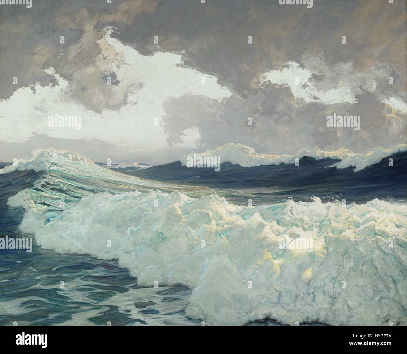 'The Ocean' by Frederick Judd Waugh captures the power and beauty of ...