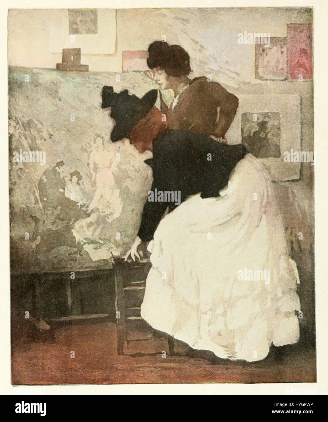 Manuel Robbe Colour Etching TS117 A Stock Photo - Alamy