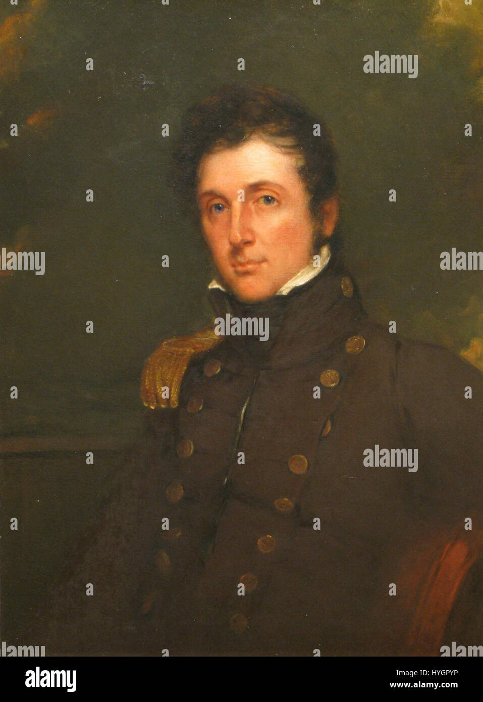 This portrait by John Ferguson Weir features Lt. Raymond Henry Jones ...