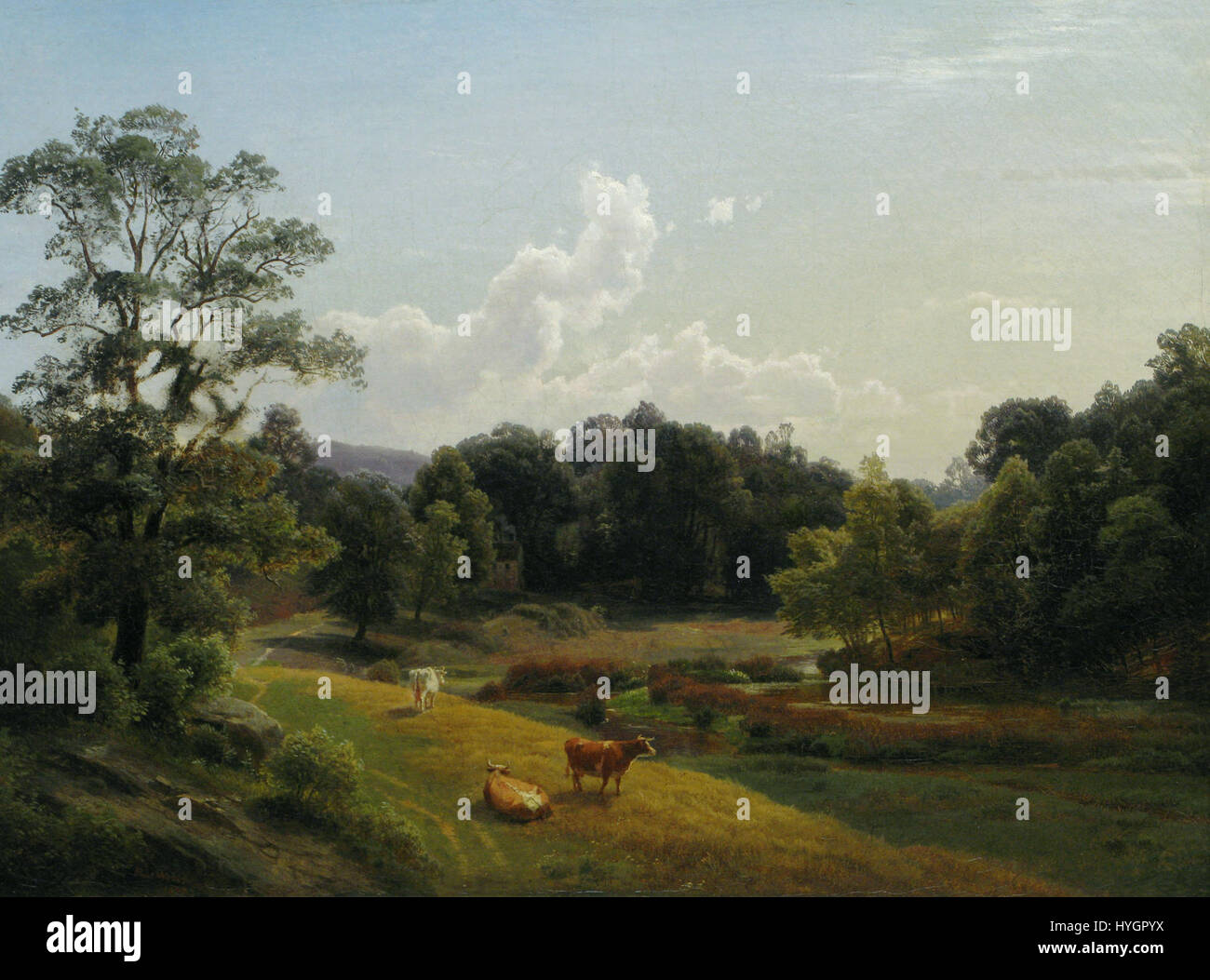 Oil paint landscape pastoral hi-res stock photography and images - Alamy
