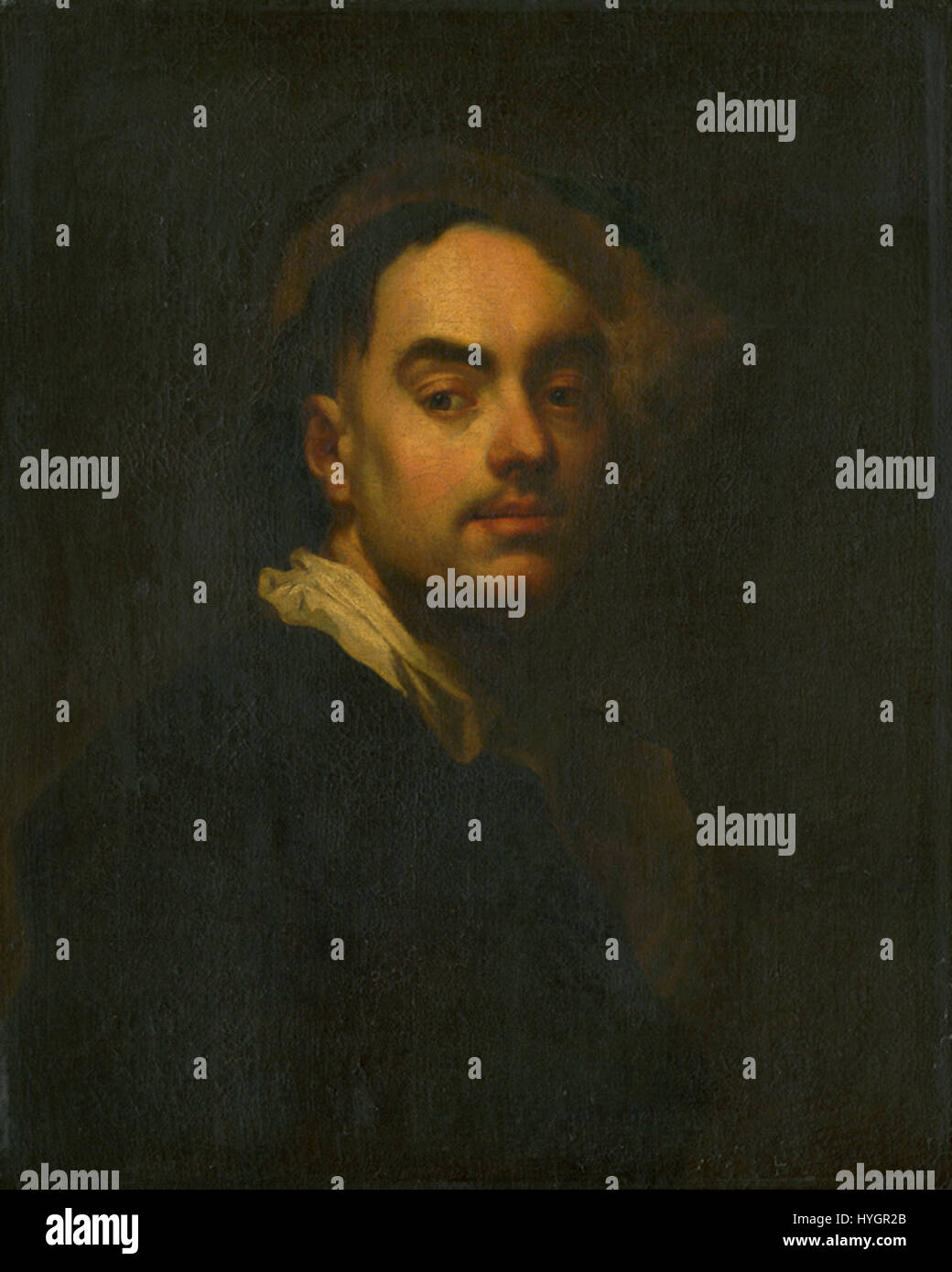 This self-portrait features an unnamed man depicted with detailed ...