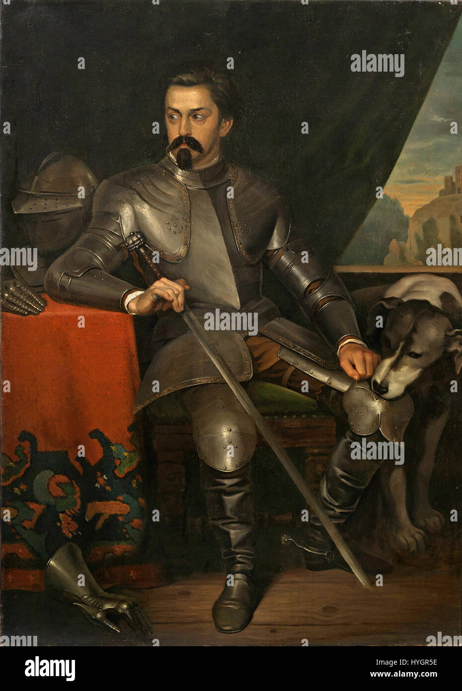 A portrayal of Wallenstein, a prominent military leader during the ...