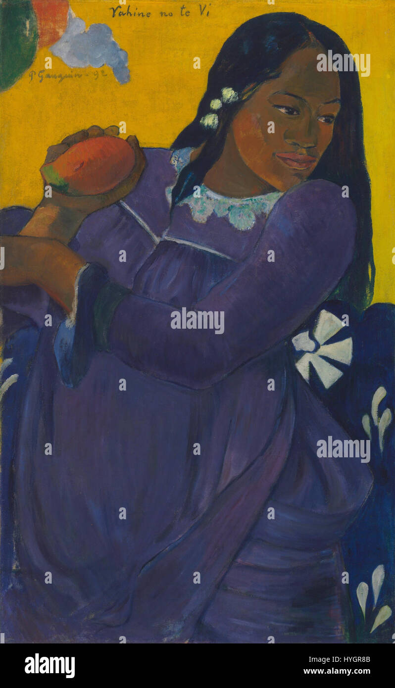 Paul Gauguin's work, '126,' features his signature bold colors and ...