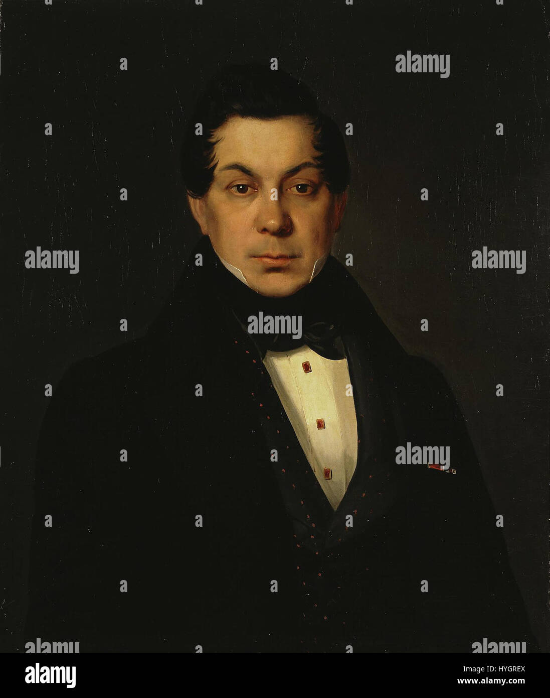 The portrait of merchant Ivan Alekseevich Zhadimerovskogo captures the ...