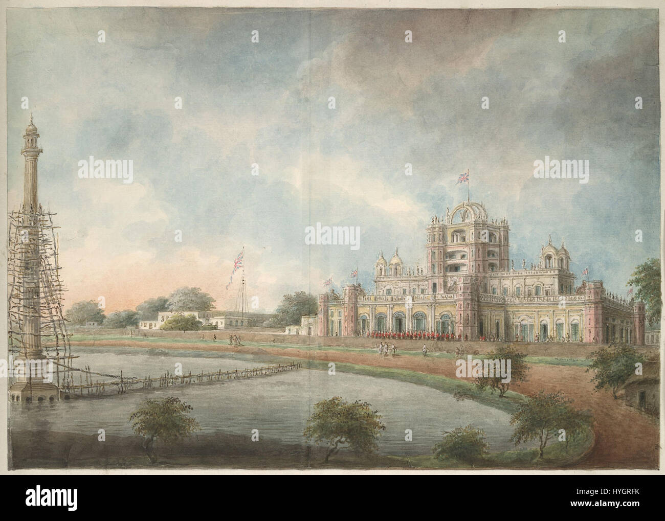 'La Constantia,' a painting from 1814, shows the north side of a ...
