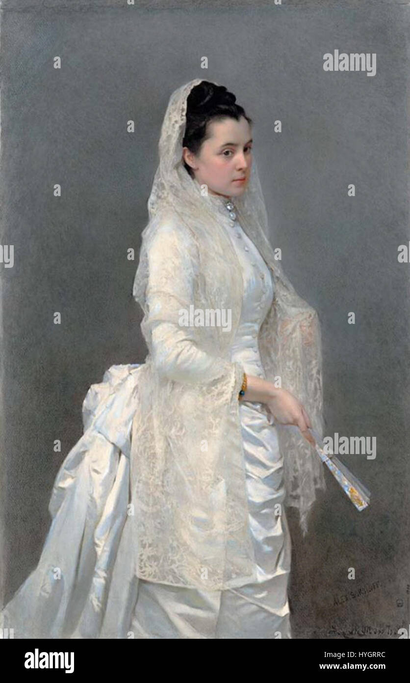 This portrait of a woman is a classic example of 18th-century ...