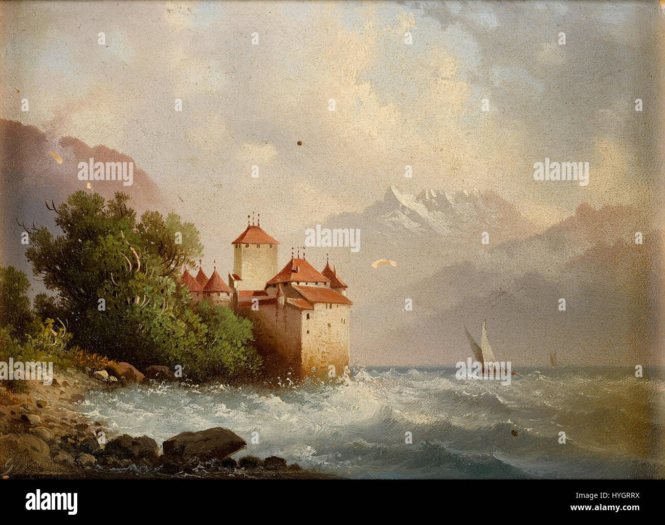 Byrons chillon hi-res stock photography and images - Alamy
