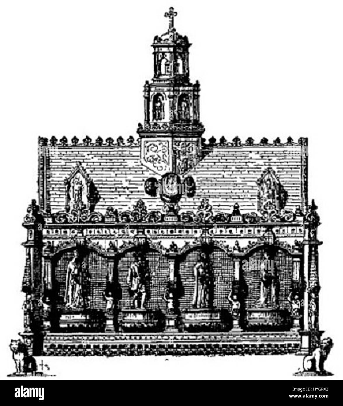 Craftsmanship saint symbolism Black and White Stock Photos & Images - Alamy