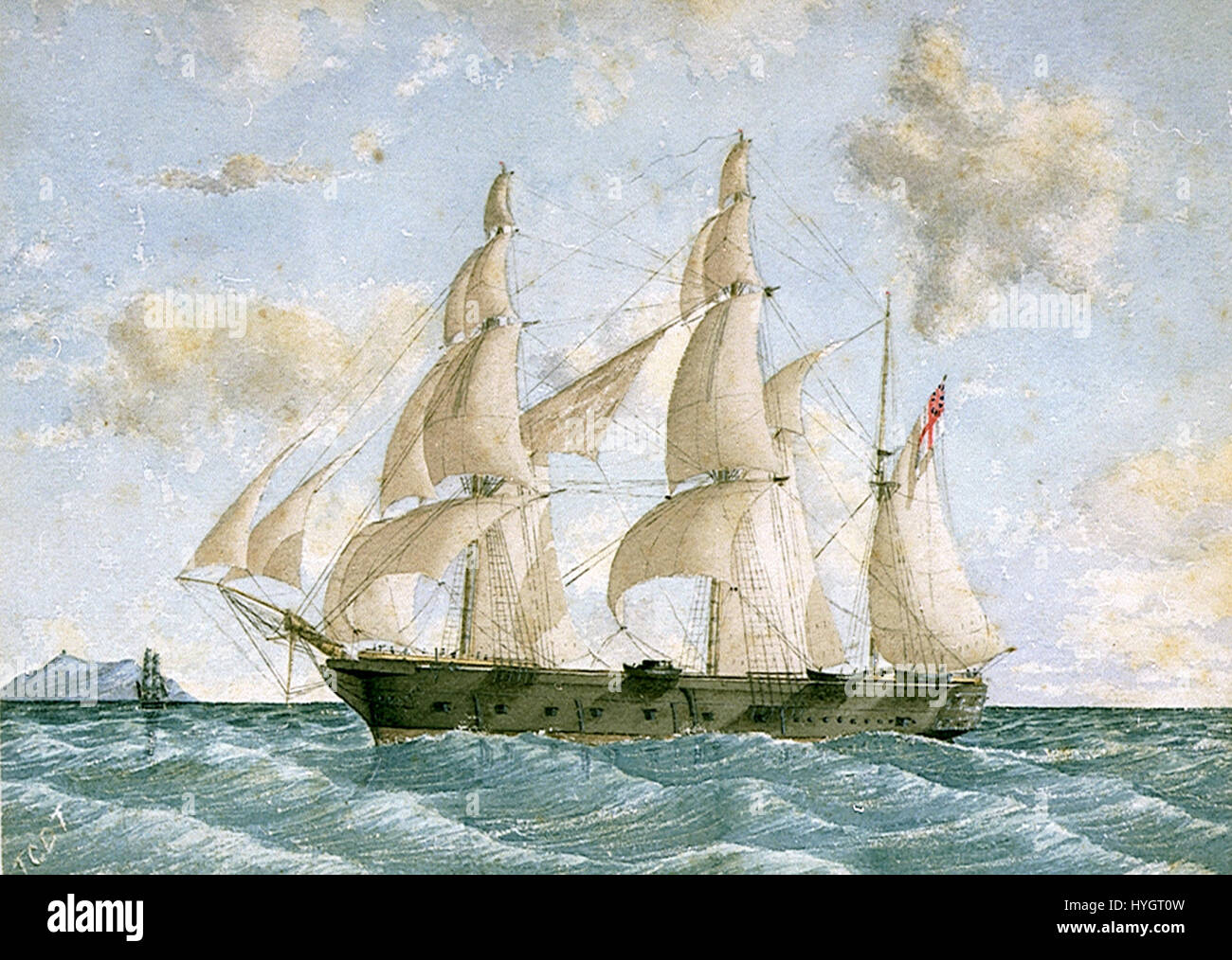 The HMS Megaera was a British steam-powered warship launched in 1849 ...