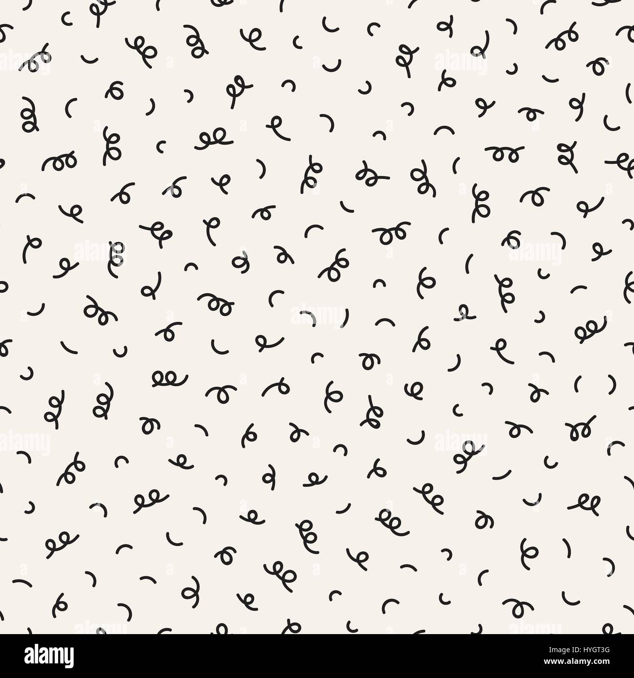 Scattered Geometric Line Shapes. Abstract Background Design. Vector ...