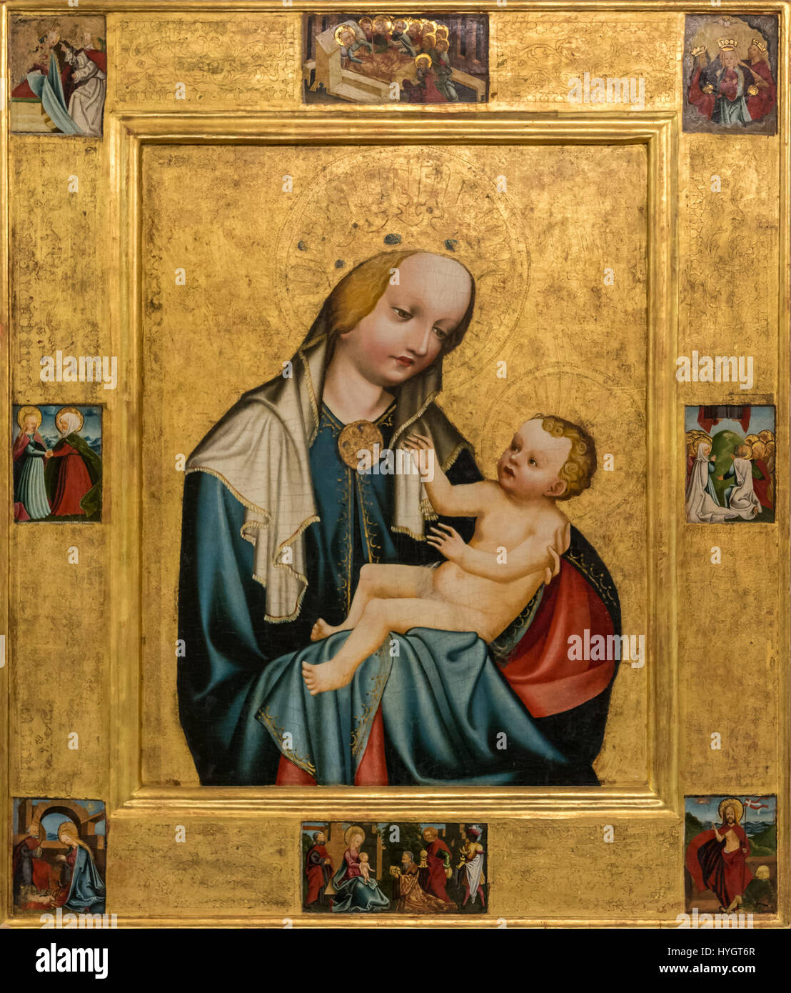 Many and child jesus painting hi-res stock photography and images - Alamy