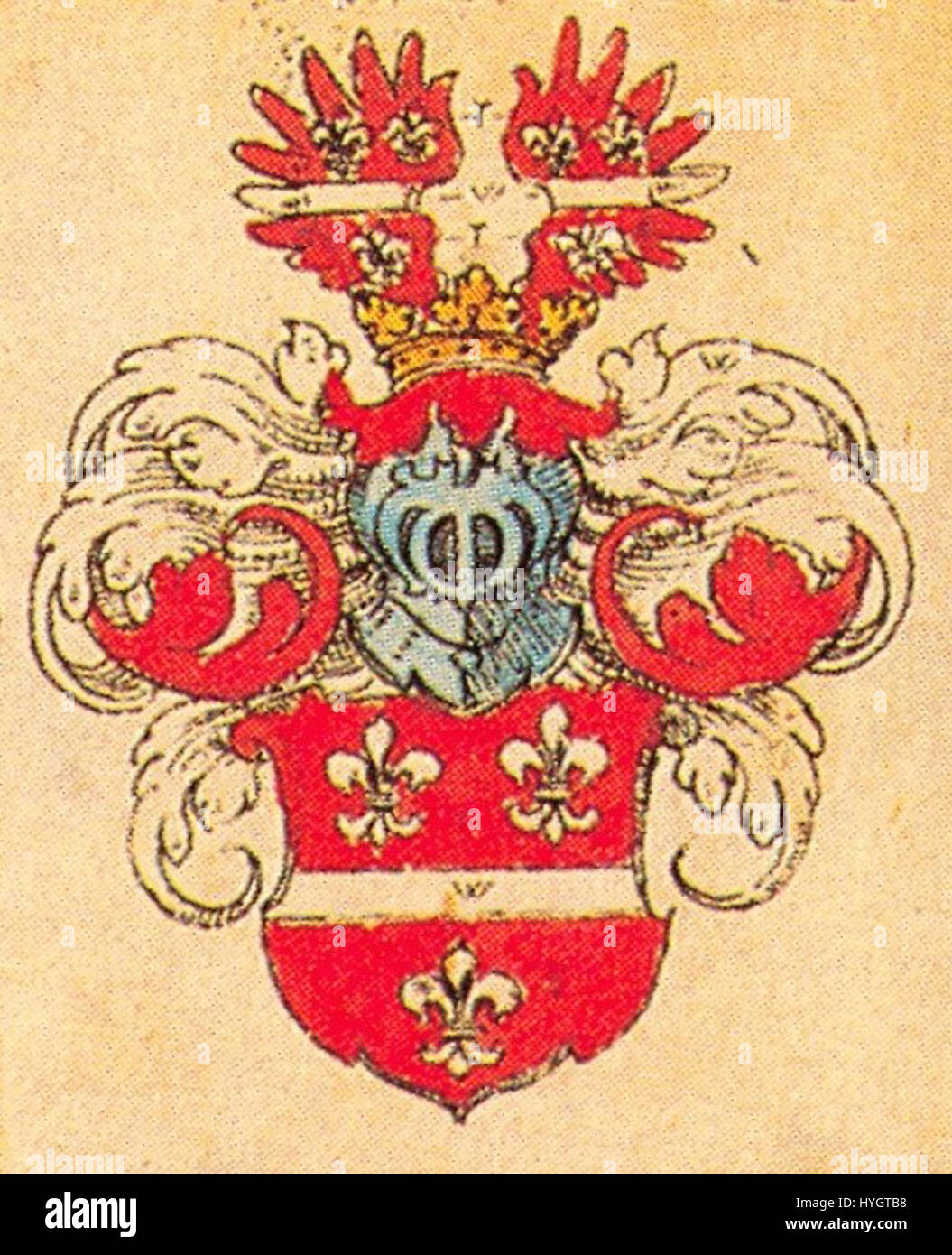 The 'Siebmacher126 Eschstetten' is a heraldic engraving created by ...