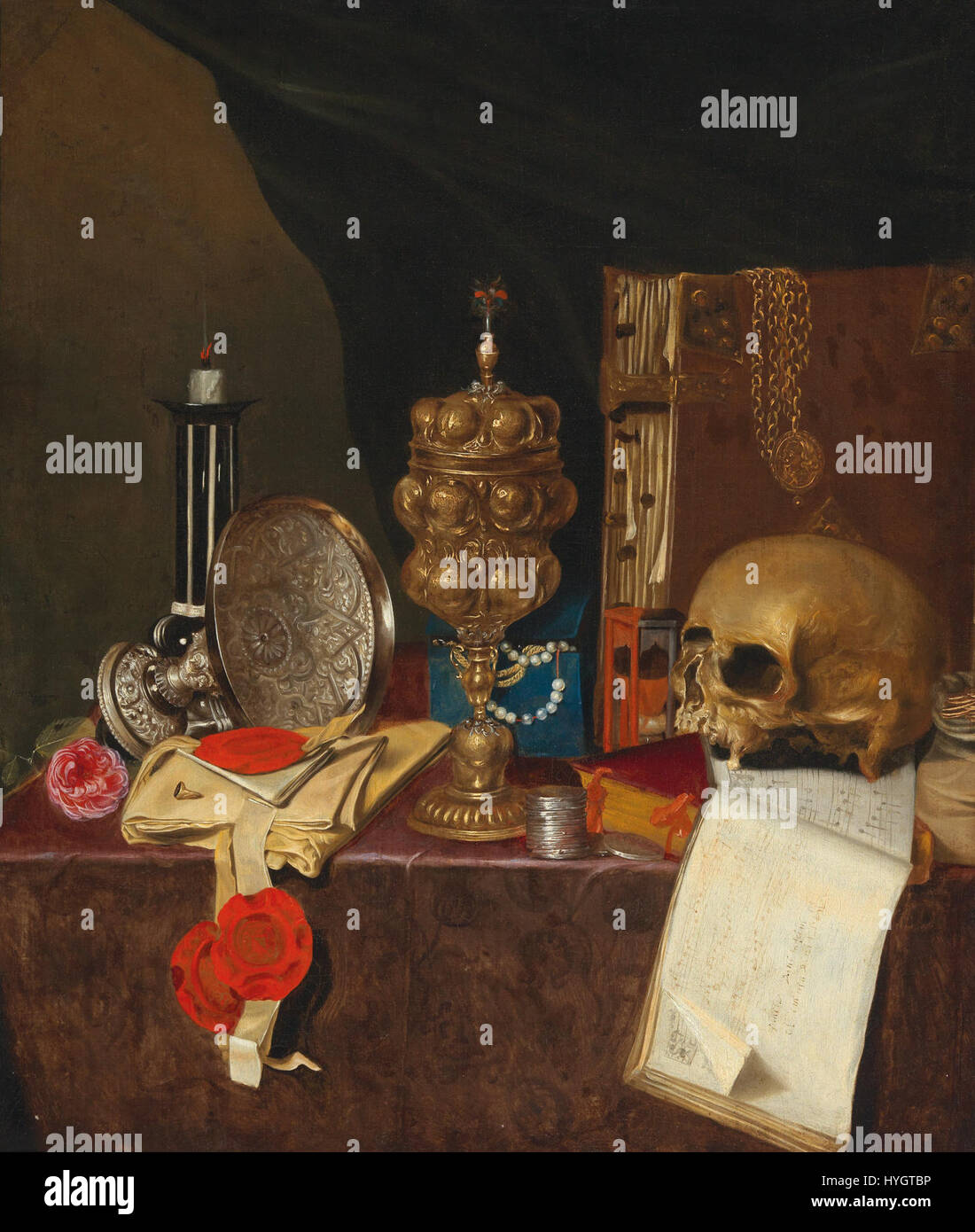 Edwaert Collier's Vanitas still life is a famous example of Dutch Baroque art. The painting ...