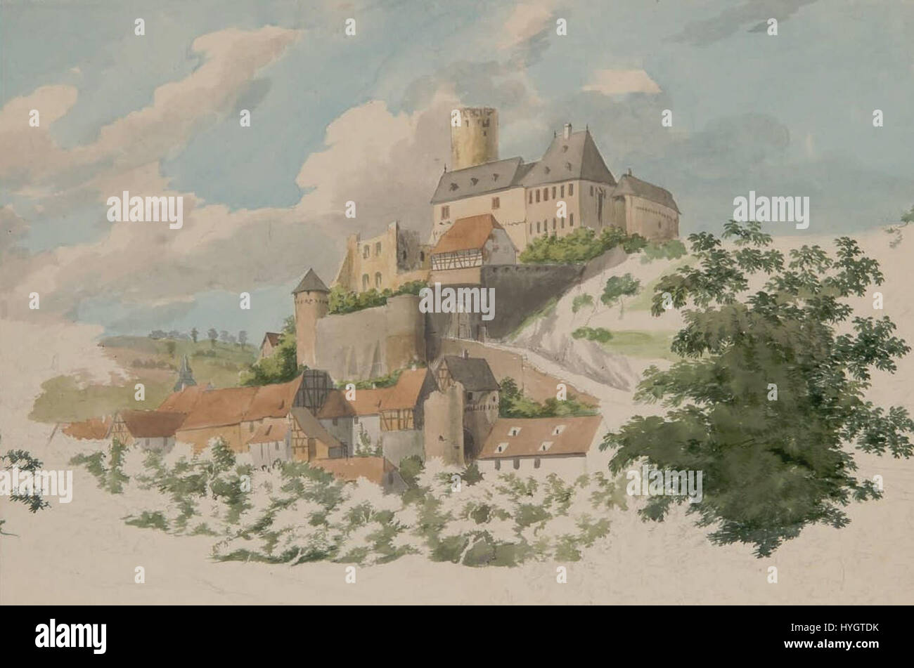 Burg Eppstein, located in Germany, is a medieval castle that dates back ...