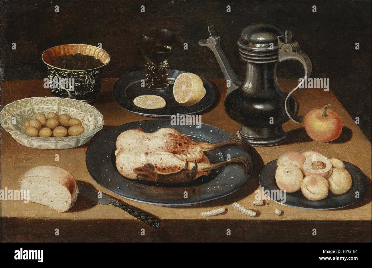 Osias Beert I's 'Still Life with Roasted Chicken' is a classic example ...