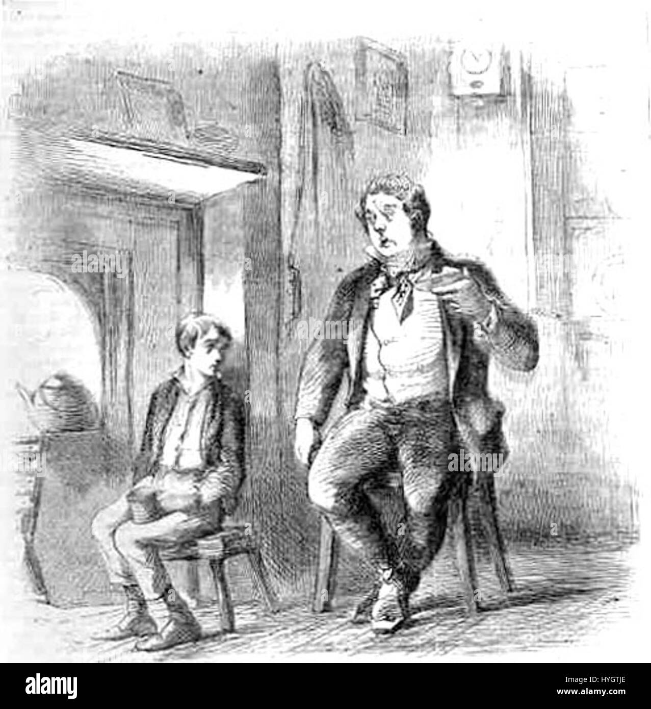 'Pip and Joe by the Hearth' by John McLenan depicts the characters from ...