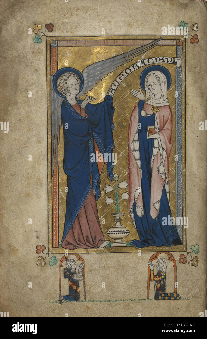The 'Pabenham Clifford Hours' is a manuscript featuring the ...