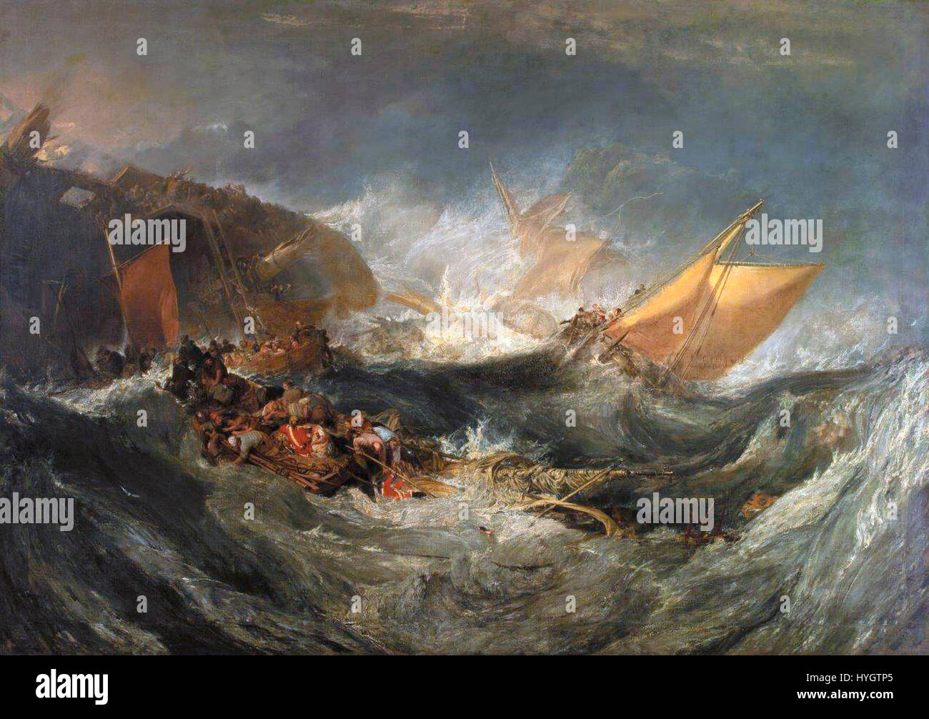 The shipwreck turner painting hi-res stock photography and images - Alamy