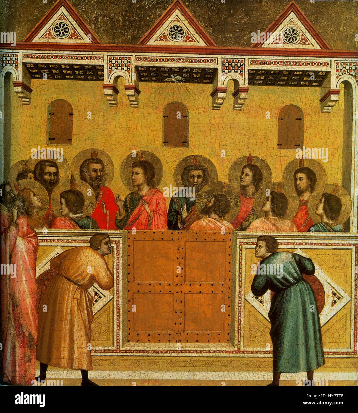 'Pentecost,' painted by Giotto around 1320, is part of a fresco cycle ...