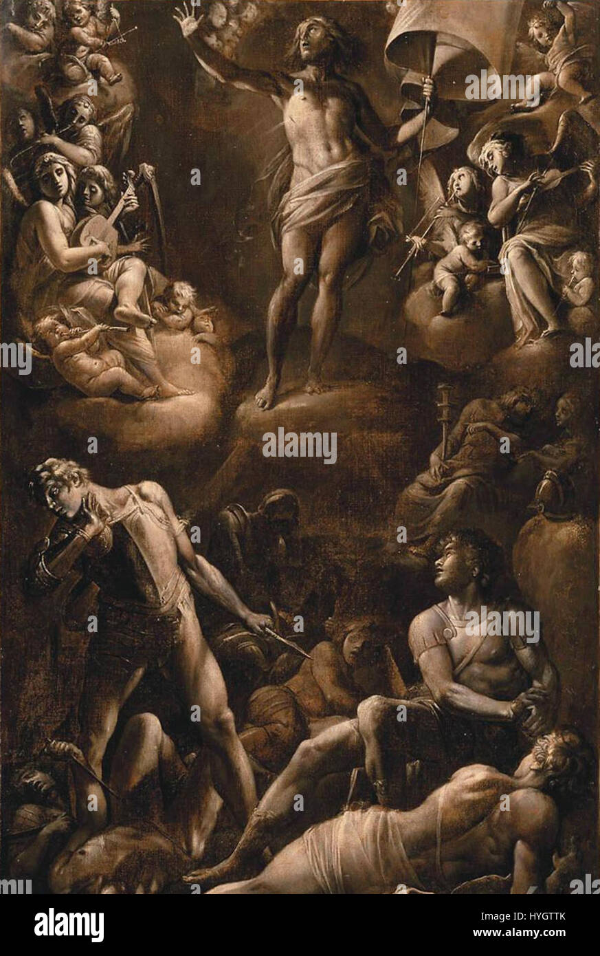 Giovanni Baglione’s 'Resurrezione' (Resurrection) is a Baroque painting ...