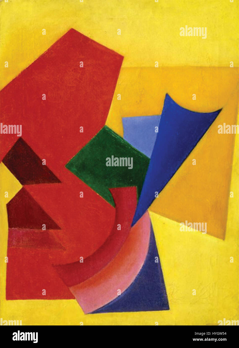 Suprematism, a Russian avant-garde art movement, is exemplified by Rozanova's 1916 work ...