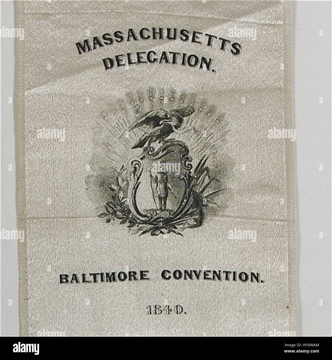 The Delegate Ribbon from the Massachusetts National Democratic ...