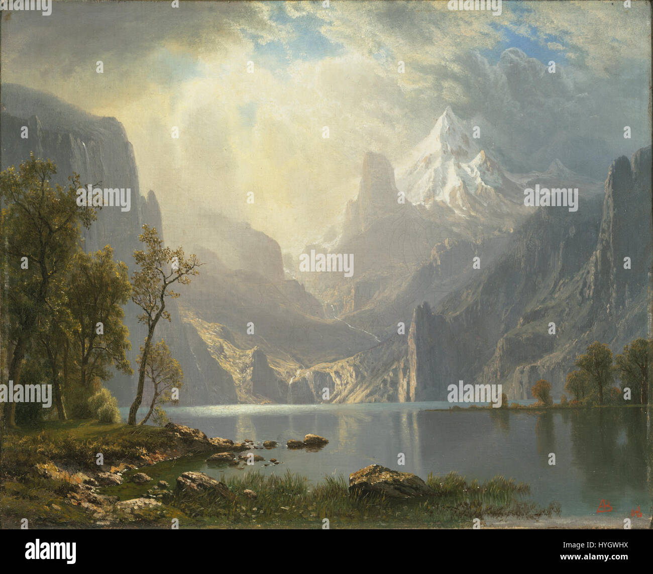Albert Bierstadt was an American painter known for his grandiose ...
