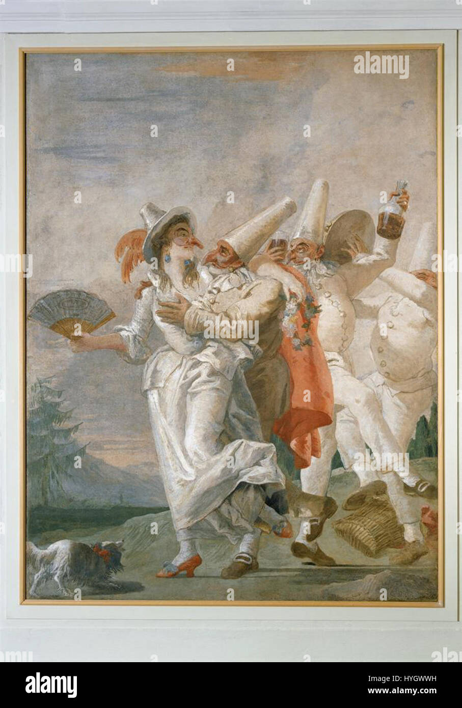 Amorous Punchinello, or Pulcinella innamorato, is a theatrical ...